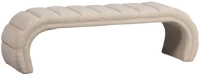 OnaDnes -20% Hoorns Béžová čalouněná lavice Taffa 160 cm