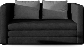 XXXLutz ROZKLÁDACÍ POHOVKA, textil, šedá, černá MID.YOU - Rozkládací pohovky - 00000L003608