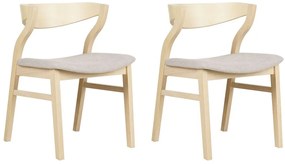 Set 2 ks jídelních židlí Maori (světlé dřevo). 1081258