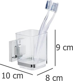 Nádobka na zubní kartáčky QUADRO,Vacuum-Loc, WENKO