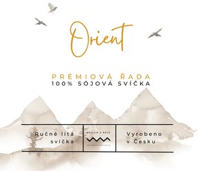 Orient, prémiová sójová svíčka 120g (S)