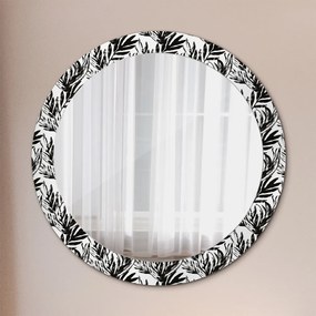 Kulaté dekorativní zrcadlo Netvor fi 80 cm