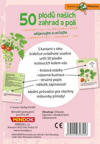 MINDOK HRA kvízová Expedice Příroda: 50 plodů našich zahrad a polí naučná mn345