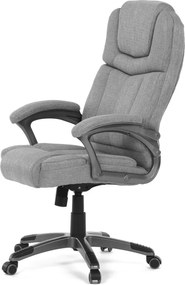Kancelářské křeslo KA-C715 GREY2, houpací mechanismus, šedá látka (65 x 73) cm