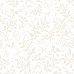 Tapeta jemné květiny béžová 280×50 cm