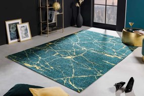 Designový koberec Plochá tkanina Mramor tyrkysová 240x160cm