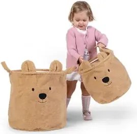 Childhome Koš na hračky Teddy 30x30x30 cm