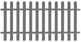 Laťkový plot WPC 200 x 100 cm