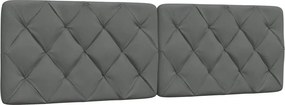 Rám postele bez matrace tmavě šedý 160 x 200 cm textil 3310609