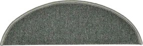 Schodové rohože 30 ks 56 x 17 x 3 cm tmavě zelené půlkulaté 3365741