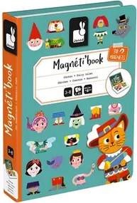 JANOD Magnetibook Pohádky / Magnetická knížka / 30 magnetických dílků
