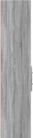 Skříň highboard šedá sonoma 70 x 42,5 x 185 cm kompozitní dřevo 3281467