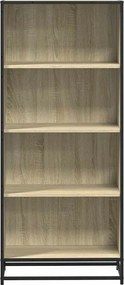 Knihovna dub sonoma 60 x 35 x 139 cm kompozitní dřevo 3300841