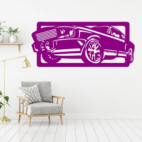 Živá Zeď Samolepka na zeď Auto Ford Mustang Barva: černá