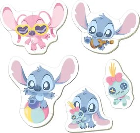EDUCA Baby puzzle Stitch / 5v1 (3-5 dílků) / od 2 let
