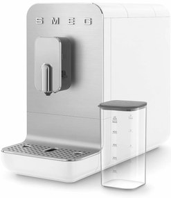 Smeg Automatický kávovar na espresso / cappuccino, BCC13, s dávkovačem mléka, bílá BCC13WHMEU