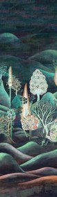 Vliesová obrazová tapeta na zeď, stromy, krajina, DGSUM2022, Summer, Khroma by Masureel