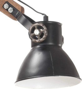 Nástěnná lampa industriální styl černá kulatá E27 320577