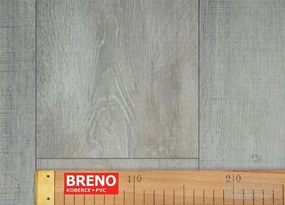 Breno PVC QUINTEX Misty Oak 696M - šedé dřevo, šíře 100 cm