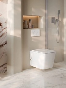 UPTrend Závěsná WC mísa s funkcí bidetu ORION TR2237 včetně Soft-Close sedátka, bílá lesk