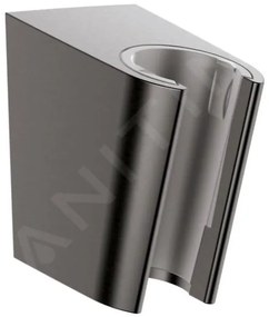 Hansgrohe Držáky, sprchový držák Porter S, kartáčovaný černý chrom, HAN-28331340