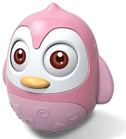 Kývací hračka Baby Mix tučňák růžový Barva: Růžová