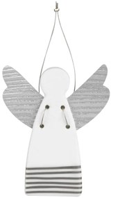 Räder Porcelánový mini anděl STRIPES, závěsný