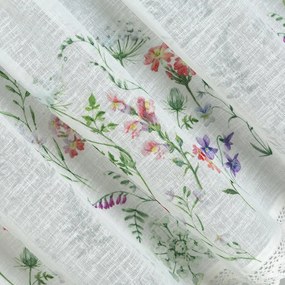 KRÁTKÁ ZÁCLONA NA PÁSCE SYLVIA 60X150 CM VÍCEBAREVNÁ