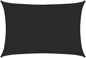 Stínící plachta 160 g/m² černá 4 x 6 m HDPE 311739