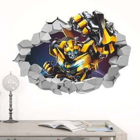 Samolepka na zeď Transformers Bumblebee
