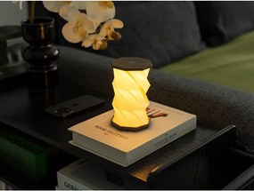 Bílá/šedá přenosná světelná dekorace na USB ø 8 cm Twist – Gingko