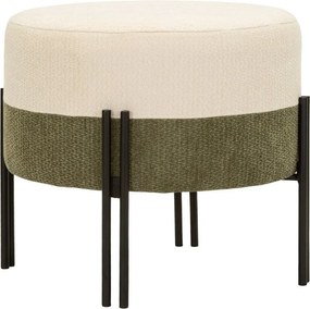 Khaki/krémový taburet Modern Style – Mauro Ferretti