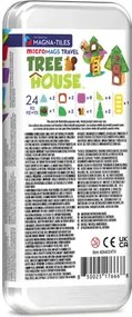 MAGNA-TILES Magnetická stavebnice microMAGS Stromový dům / Cestovní sa