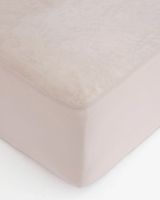 Nepropustné prostěradlo mikroplyš 60 × 120 cm - cappuccino