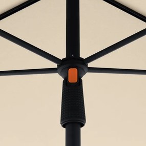 Doppler myZone zahradní slunečník 190 x 125 cm světle šedá