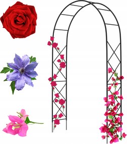 Pergola zahradní kovový oblouk Classic Podpěra pro růže sundavilla clematis