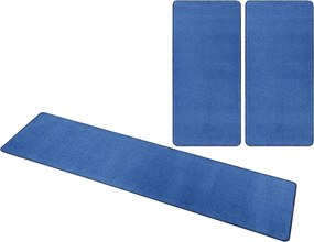 Hanse Home, AKCE: 3 díly: 70x140 (2x), 70x240 (1x) cm Kobercová sada Nasty 101153 Blau, modrá, ložnice