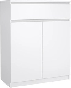 Bílá komoda 80x100x40 cm Naia – Tvilum