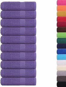 Ručníky FROGN 10 ks fialové 50x100 cm 360 g/m² 136880