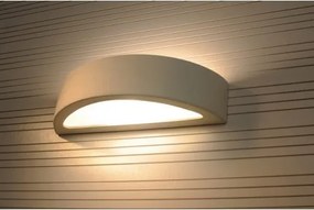 Nástěnné keramické svítidlo SOLLUX Atena E27 1x60W bez zdroje SL.0001 bílá