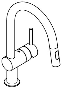 GROHE 32321002 - Dřezová baterie A lesklý chrom