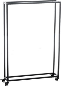Stojan na palivové dřevo Hetta 25x80x150 cm – černá