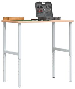 Pracovní stůl 100 x 60 x (71,5–98) cm masivní buk obdélníkový 3309704