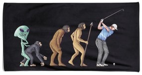 Osuška Evoluce golfu (Velikost osušky: 70x140cm)