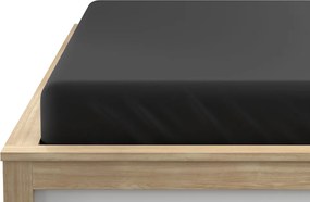 Jersey prostěradlo HIGHFIT černé 90 x 200 cm