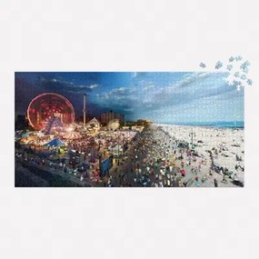 GALISON Puzzle Coney Island ve dne v noci / 1500 dílků