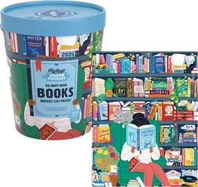 RIDLEY'S GAMES Puzzle Bucket List: 50 Must-Read Books / 1000 dílků