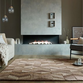 Kusový koberec Moda Asher Natural, 120x170, hnedá, chodba / predsieň, Flair Rugs