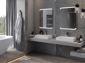 Mexen Nida osvětlené koupelnové zrcadlo 60 x 80 cm, LED 6000K, anti-pára - 9806-060-080-611-00