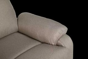 LuxuryForm DESIGN Televizní křeslo CARLOS s polohováním - béžové